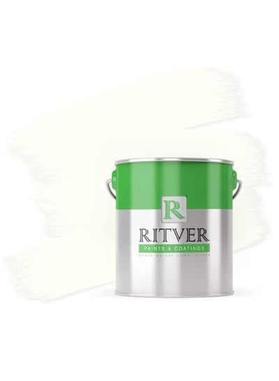 Ritver Premium water-based Wall Paint Emulsion 3.6 Liter, White ...