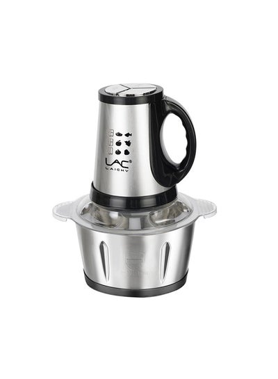 Electric Food Chopper, 3L Meat Grinder 3 Speeds Food Processor Stainless Steel Food Processor ...