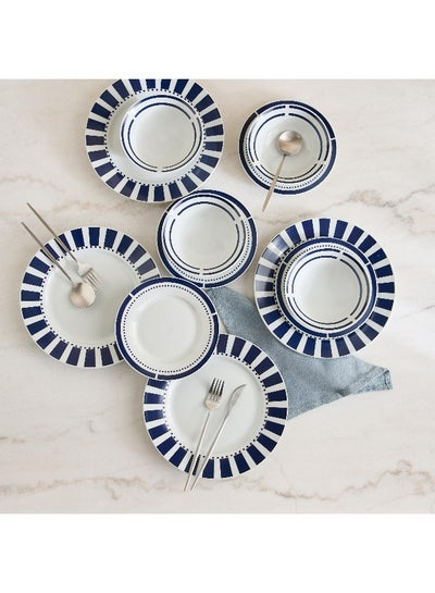 Atlanta 12-Piece Porcelain Dinner Set - Navy Blue price in UAE | Noon ...