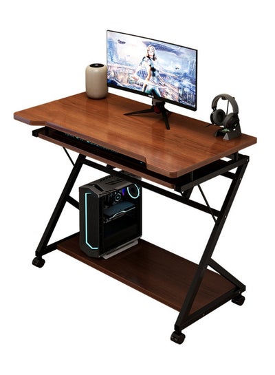 Small Computer Desk,Mobile Laptop Table,Home Office Desk With Monitor ...