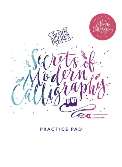 Kirsten Burke's Secrets of Modern Calligraphy Practice Pad price in UAE ...