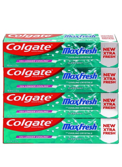 سعر Colgate Max Fresh Clean Mint Gel Toothpaste with Cooling Crystals ...
