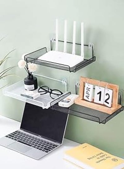 Wireless Router Storage Box Wall-Mounted WiFi Storage Rack for Cat ...