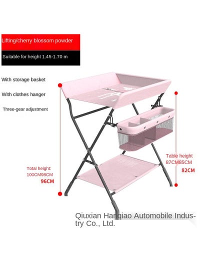 Foldable Baby Diaper Changing Table With Wheels And Storage Bag ...