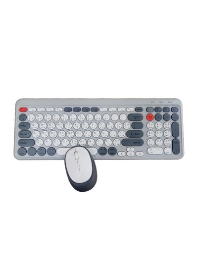 3 in 1 Wireless Keyboard and Mouse Combo Set,Bluetooth, USB C Wired ...