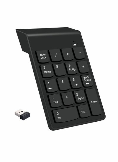 Wireless Silent Number Pad Portable Numeric Keypad Keyboard with Mini ...