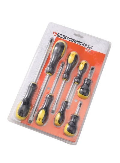 Professional Screwdriver Set 8 Piece yellow/Black price in Saudi Arabia ...