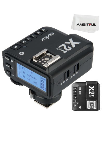 X2T-C TTL Wireless Flash Trigger for Canon, 1/8000s HSS Bluetooth ...