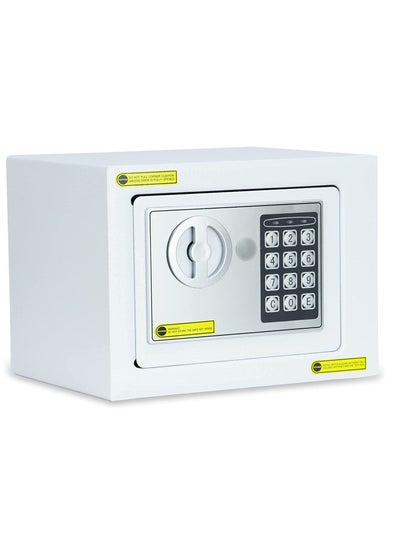 Safe Box Small Digital Security Lock with Key For Passports Cash Money ...