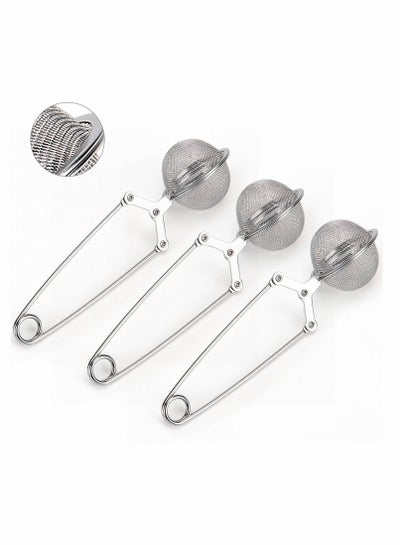 Snap Ball Tea Strainer 3 Pack Premium Stainless Steel Tea Strainer with ...