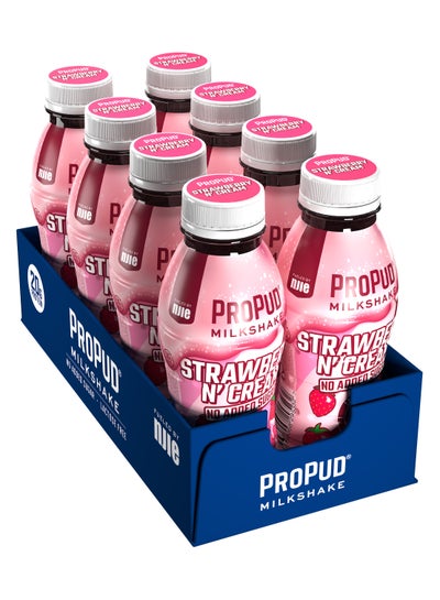 ProPud Protein Milkshake 8 x 330ml Bottles| High Protein Shake | No ...