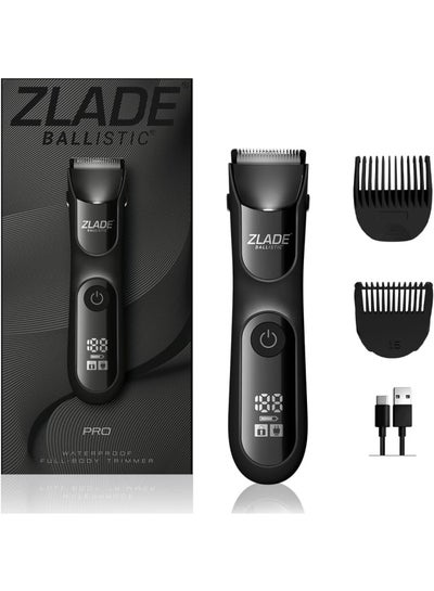ZLADE Ballistic PRO Manscaping Body Trimmer | Digital Display, Smart ...