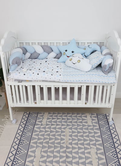 7-piece baby cot bedspread with snail partitions price in Saudi Arabia ...