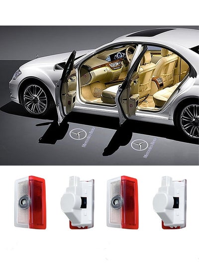 4PCS LED Car Door Lights, HD Shadow Lights Logo Projector, Car Door ...