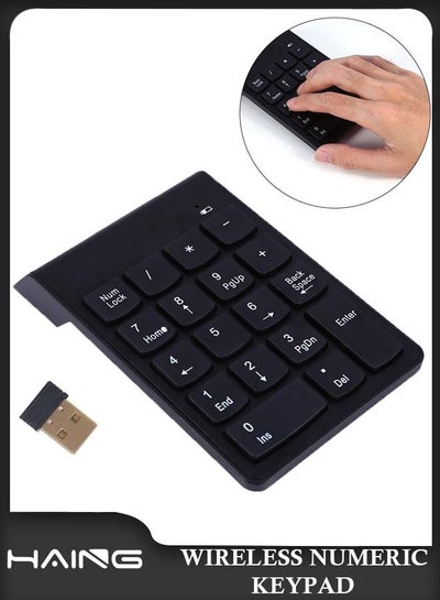 Wireless Numeric Keypad Mini 2 4g 18 Keys Number Pad Portable Silent Accounting Keyboard