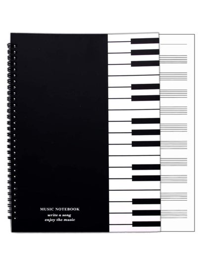 Music Notebook, Manuscript Writing Paper Note Book, Blank Sheet Music ...