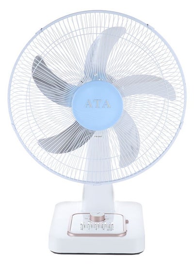 سعر ATA 18N01 Table Fan, 16 Inch, 3 Speeds, 5 Blades - White فى مصر ...