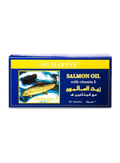 Salmon Oil Omega 3 & Vitamin E 60 Capsules price in Saudi Arabia | Noon ...