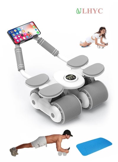 Abdominal Roller with Temporary Elbow Brace and Mobile Phone Holder ...