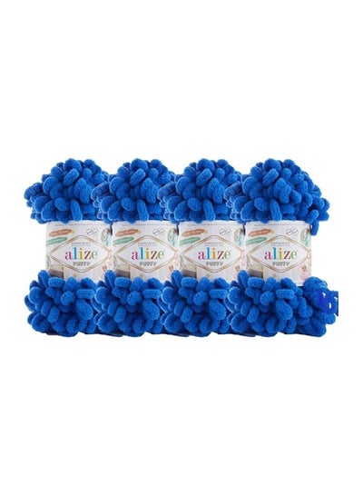 Alize Buffy Soft Fluffy Yarn 4 Spools Alize Kids 100% Micro Polyester ...