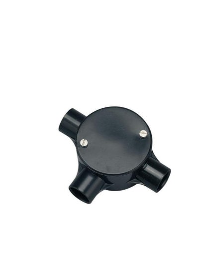 PVC Electrical Conduit Junction Box 20mm 3 Way Black price in UAE ...