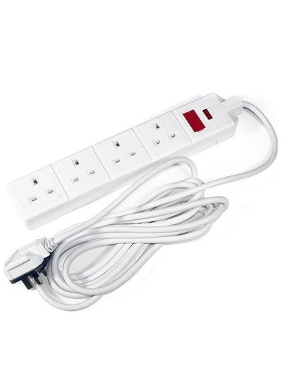 Four Socket Heavy Duty Extension Lead 4 Meter 4 Sockets 13A price in ...