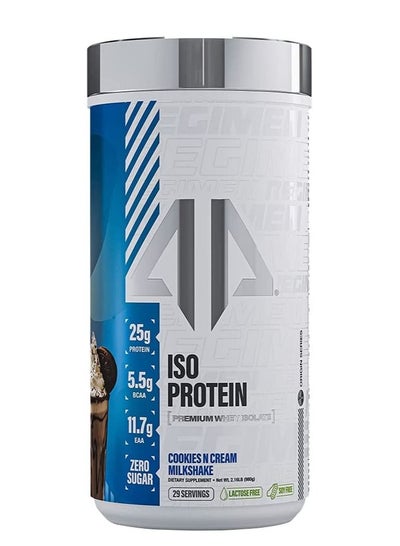 ISO Protein Premium Whey Isolate Cookies N Cream Milkshake 2.16lb price ...