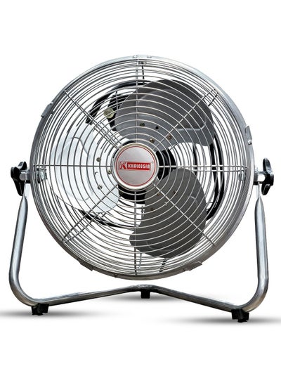 Metal Table Fan 80 Watt motor 12 inch 3 Speeds Adjustable Tilt Metal ...