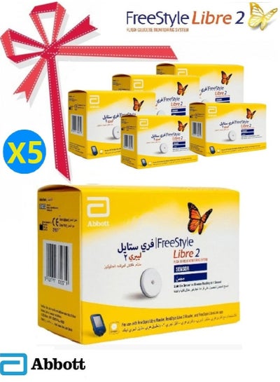 سعر New Freestyle Libre 2 Flash Glucose Monitoring System ( 5 Pack ...
