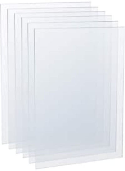 6 Pcs Clear Acrylic Sheets, Plastic Perspex Sheets, Transparent ...