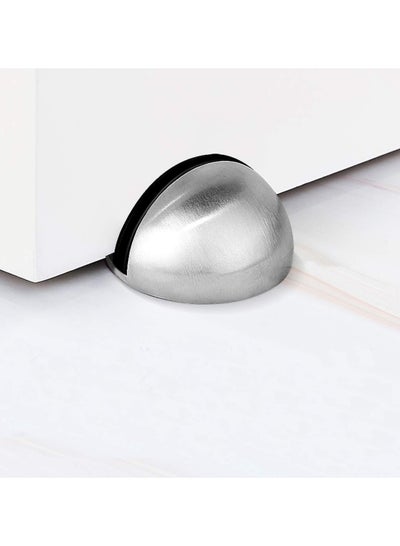 KASTWAVE Stainless Steel Half Dome Floor Door Stopper, 3M Adhesive Door ...