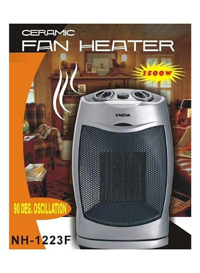 Nova Ceramic Fan Heater 1500W NH-1223F PTC Fast Heating with ...