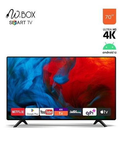 Smart Screen - Android 12 - 70 Inches - 4K UHD - with Wall Mount and Internal Receiver - S-KT ...