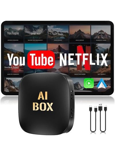 Android 13 CarPlay Smart Ai Box Android Wireless CarPlay Android Auto Adapter For Netflix For ...