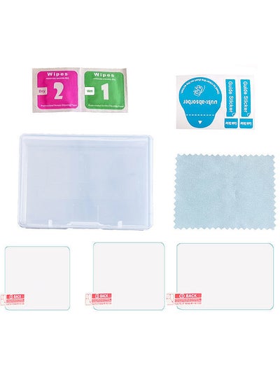 3PCS Action Camera Screen Protector Set 1 Tempered Glass Lens Protector ...