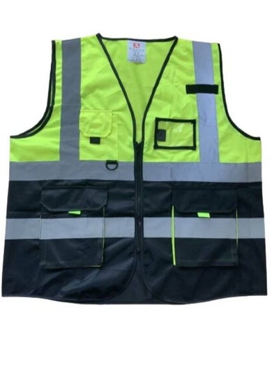 Reflective Safety Vest 3A for Engineers (Phosphoric & Black) price in ...