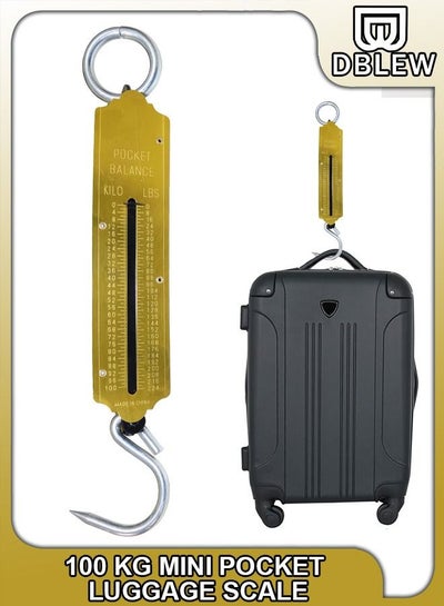 100kg Pocket Spring Balance Mechanical Hanging Loop Weight Measuring ...