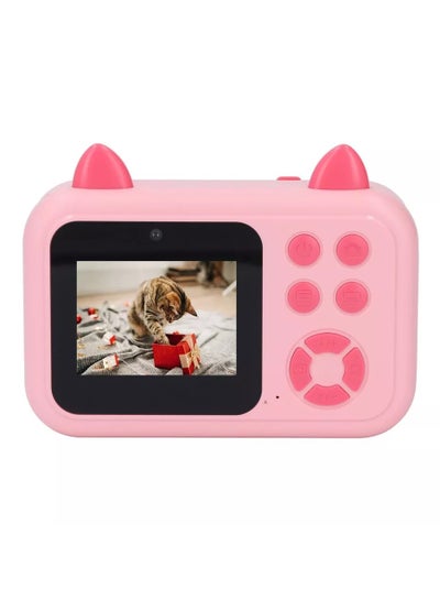 Mini Thermal Printing Digital Camera - Compact & Portable Pink Camera ...