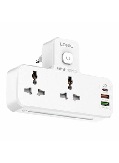 سعر SC2311 Portable Extension Power Strip With 2 AC Power Socket And 3 ...