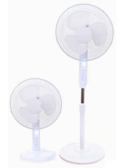 2-in-1 vertical stand fan with pedestal, 45 watts price in Saudi Arabia ...