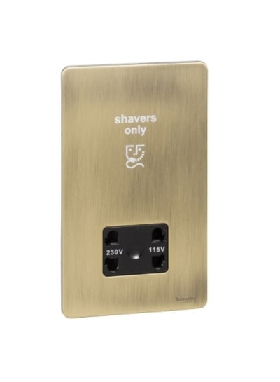 Schneider Electric Ultimate Screwless flat plate - shaver socket ...