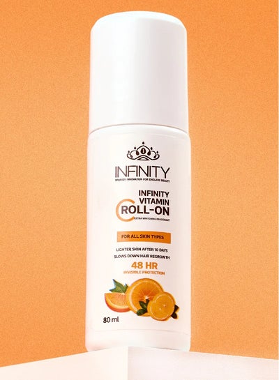 Vitamin C Roll on extra whitening deodorant 80ml price in Egypt | Noon ...