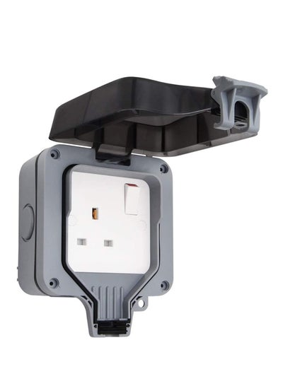 Outdoor Sockets Waterproof Single Socket, Wall Electrical Outlets, IP66 ...