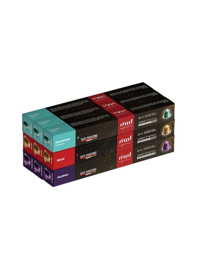 Nespresso Compatible Capsules (3 Flavors: Palermo, Decaf, Indonesian ...