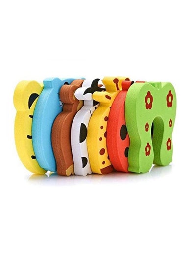 Baby Finger Pinch Guard, 7-Pack Cartoon Animal Foam Door Slam Stopper ...