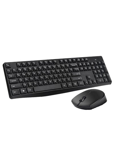 Wireless Keyboard and Mouse Combo Black price in UAE | Noon UAE | kanbkam