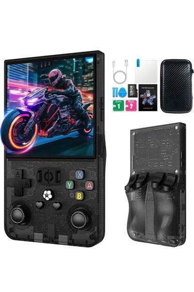 R36MAX Retro Handheld Game Console,128GB Built-in 22,000+ Classic Games ...