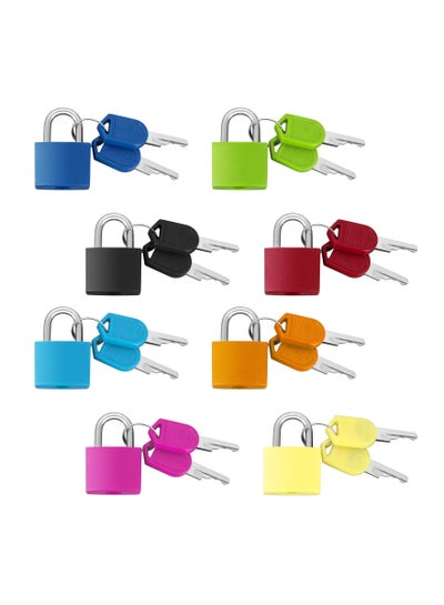 Suitcase Locks with Keys, Colored Plastic Casing Padlock Small Luggage ...