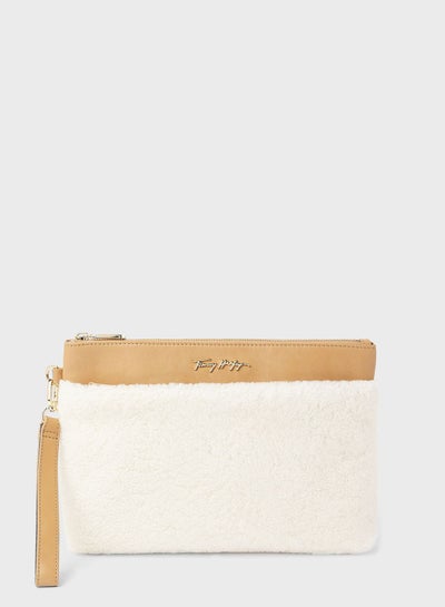 Iconic Leather Shearling Clutch price in Saudi Arabia | Noon Saudi ...