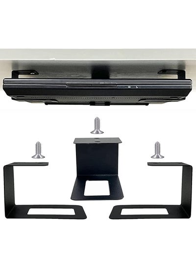 3 Laptop Holder Under Desk Laptop Mount Organizer Rack Storage Shelf ...